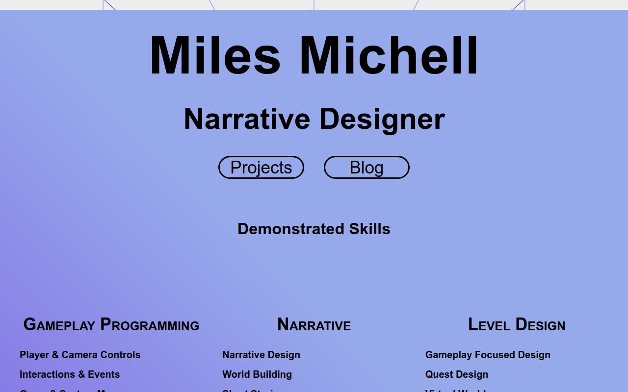 Home [milesmportfolio.carrd.co]